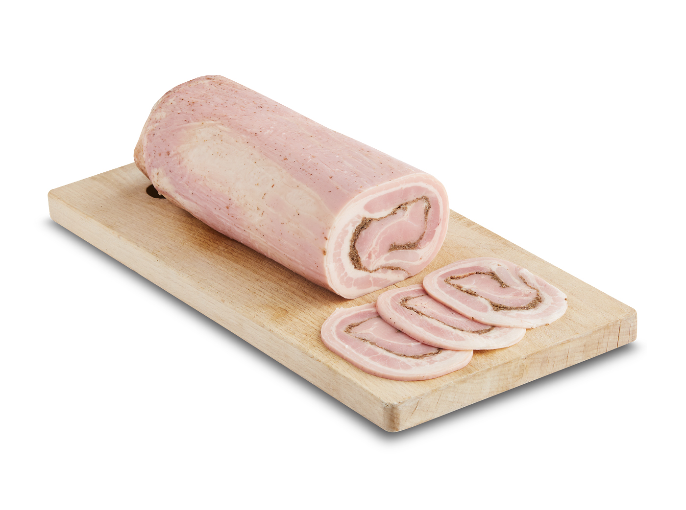 Smørrebrød med stegt rullepølse, med sprød appelsin marineret rødkål og ...